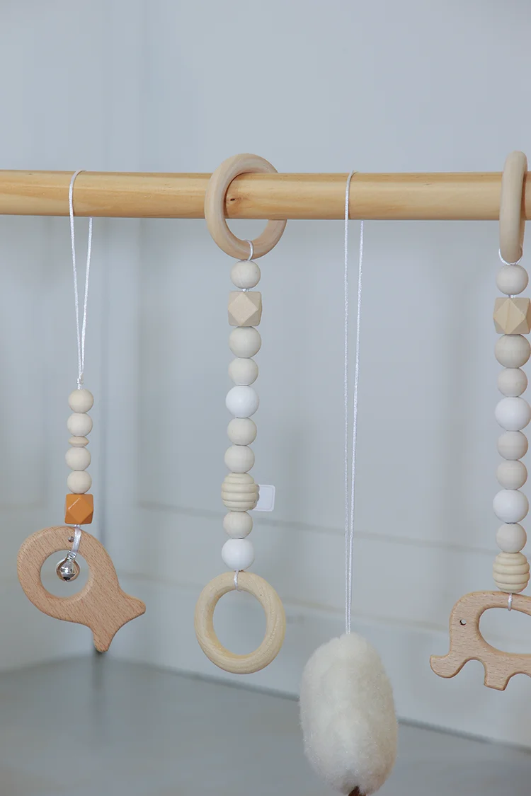 High Quality Indoor Wooden Baby Play Activity Frame Gym Rack