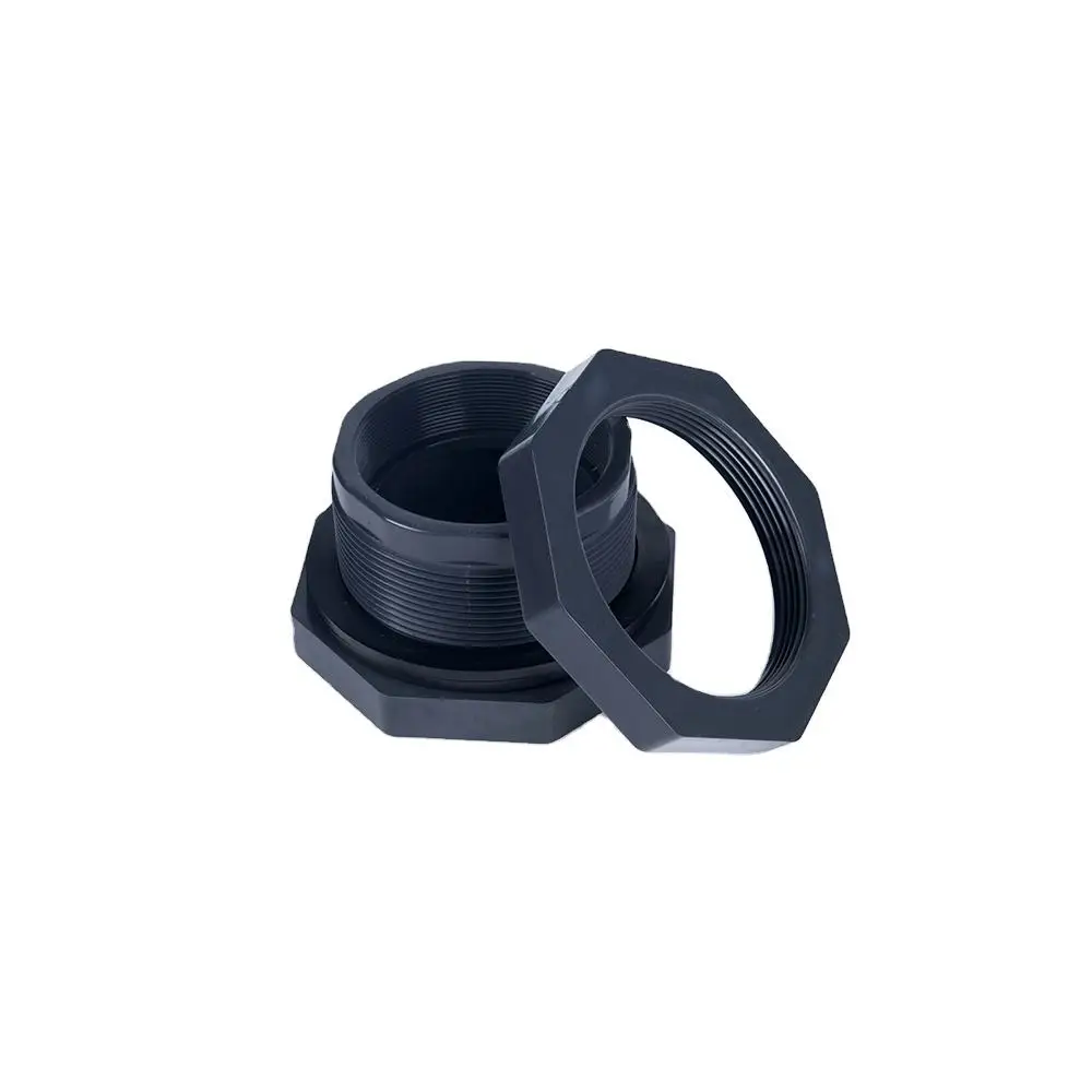 Popular Pvc Plastic Bulkhead Fittings Low Price And High Quality - Buy ...