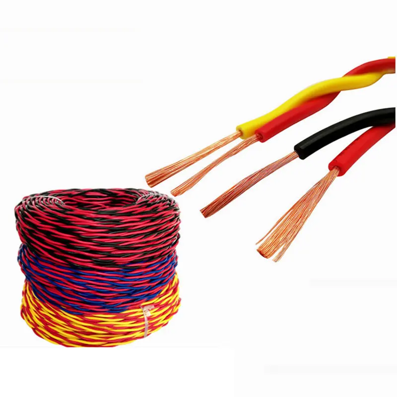 300v Rvs Twisted Pair Flexible Cable 2 Core With Pvc Insulated For ...