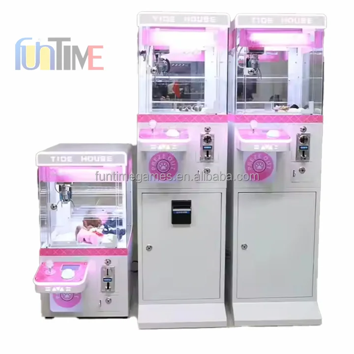 Indoor Transparent Mini Crane Claw Machine Small Toy Doll Machine with ...
