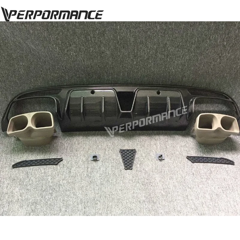 W205rear diffuser design carbon fiber C-CLASS W205 C63 C63S rear ...