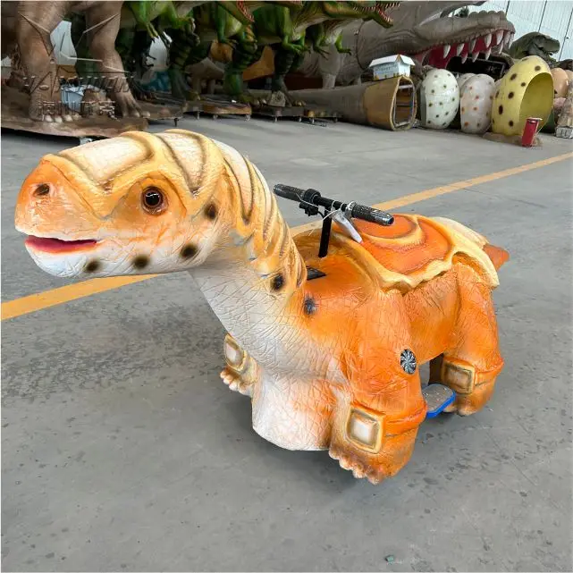 Token Coin Operated Electric Dinosaur Ride Car - Fun & Education