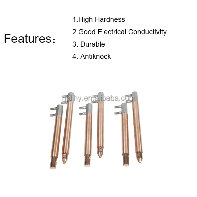 Electrodes Holder To Fix Welding Tips For Spot Welders E-cu Material Custom Drawing Spot Welding ...