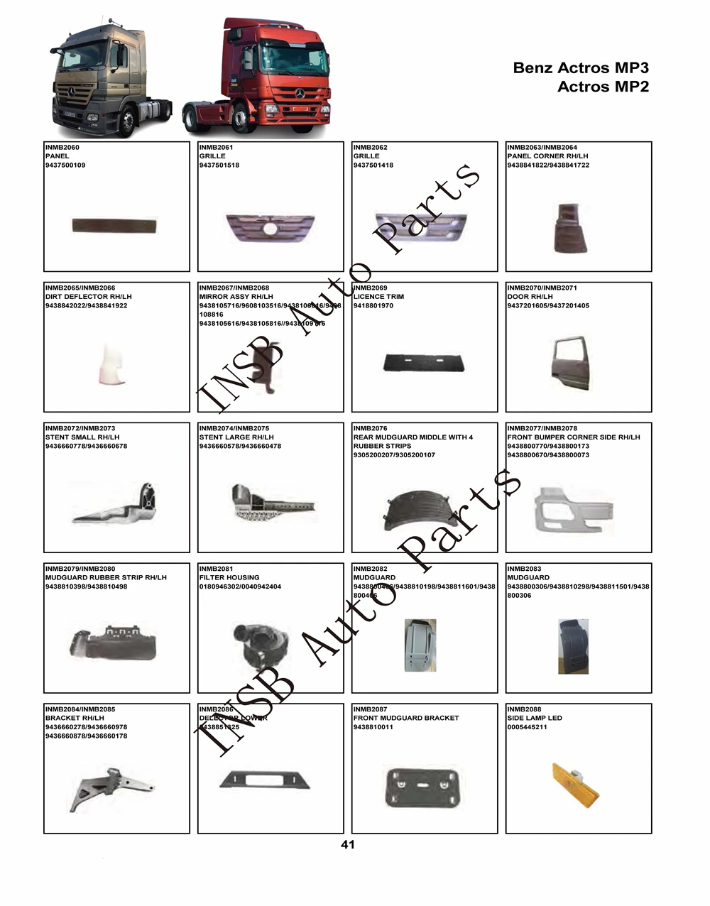 Fender Foot Step for Mercedes Benz Actros MP2 MP3 Truck