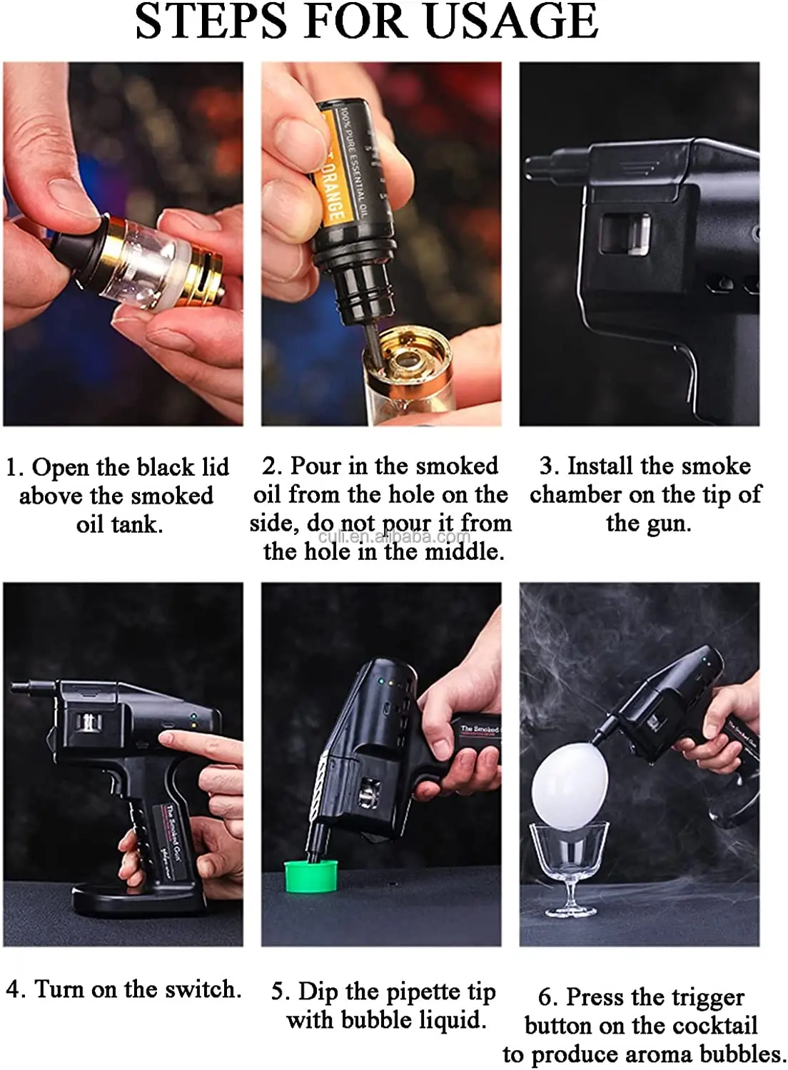 Flavour Blaster - Portable Smoke Gun for Party & Bar