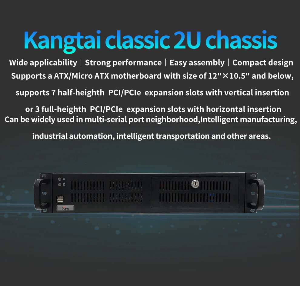 KTB 2U 19" Rackmount Industrial Computer Server With CD-ROM/DVD Ipc Server Pc 12th/13th I3 /i5 ...