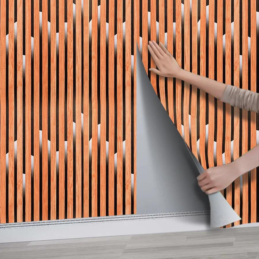 Self Adhesive Wallpaper Peel And Stick Thicken 3d Grid Tv Background ...