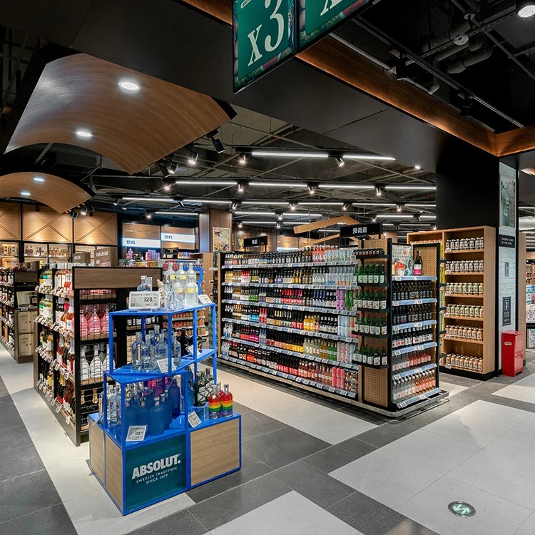 Grocery Store Display Racks /shelves For General Store Supermarket ...