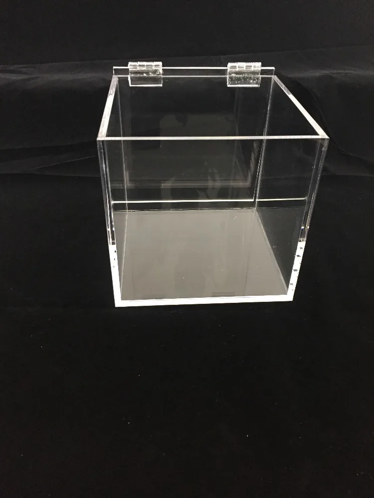 Customized Acrylic Gift Box Suggestion Display Storage Clear Acrylic ...