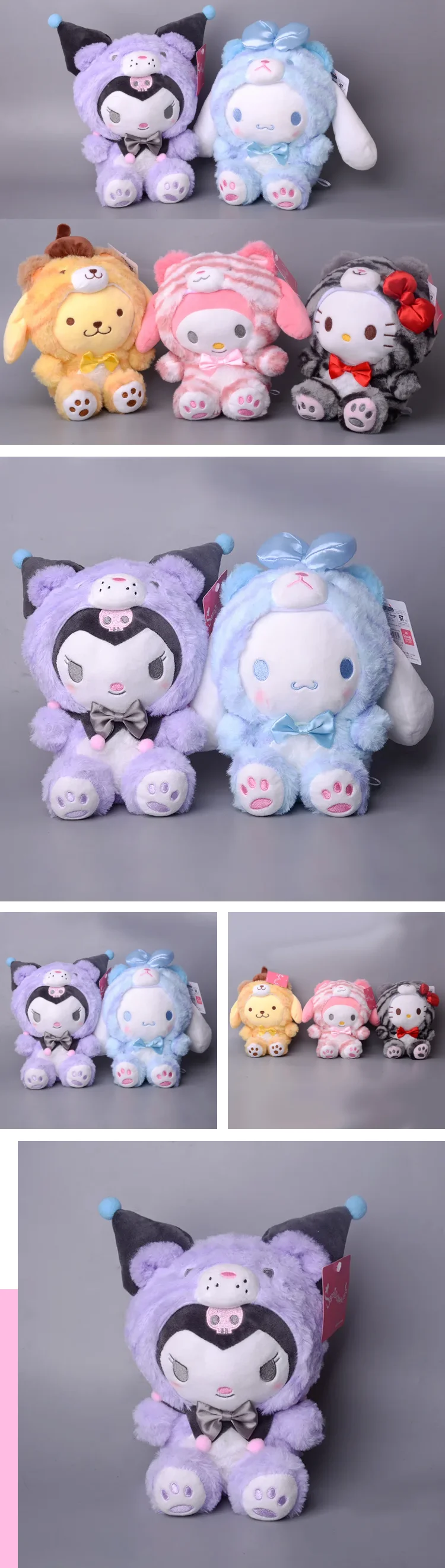 Wholesale Kuromi Cute Kawaii Kuromi Cat Accessories Kuromi Stuff Plush ...