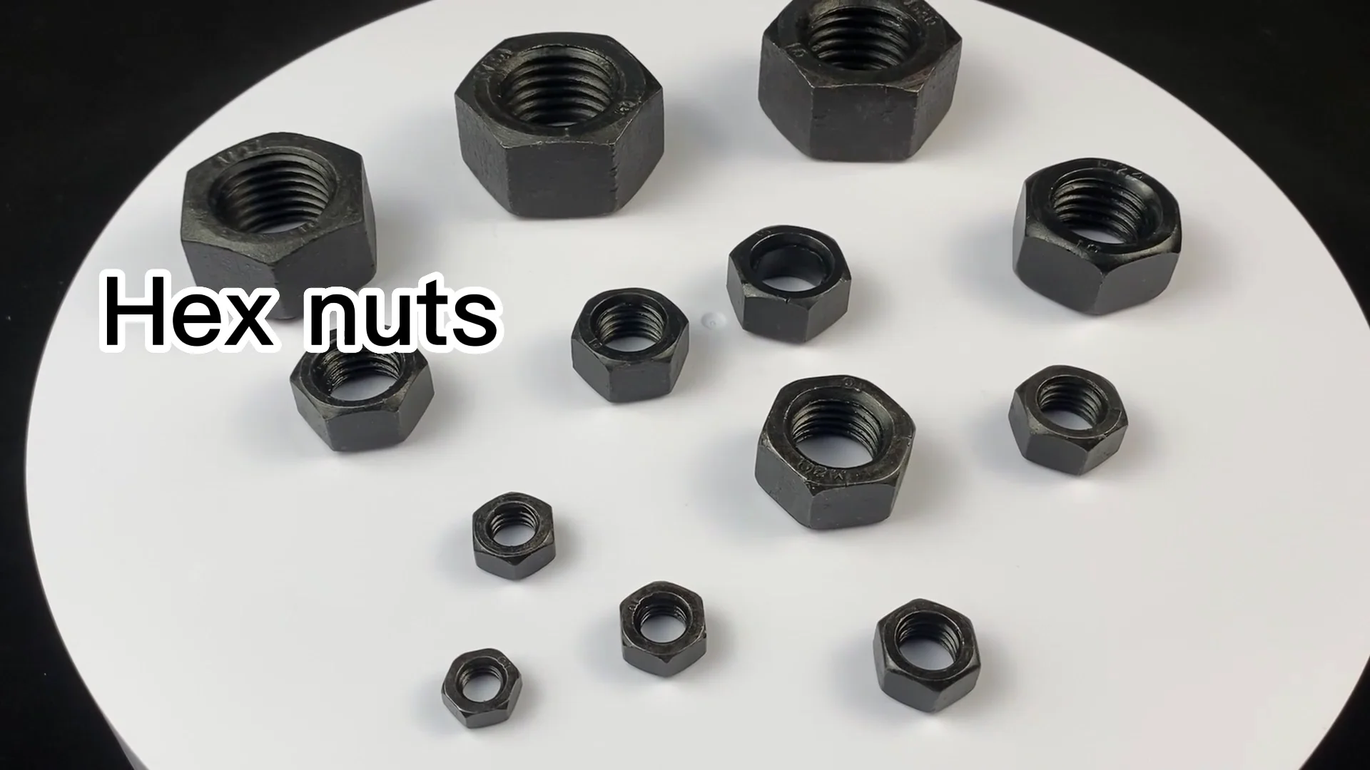 High Strength Nut Black Hex Nut 8.8/10.9 Hex Nut Enjoys More Convenient ...