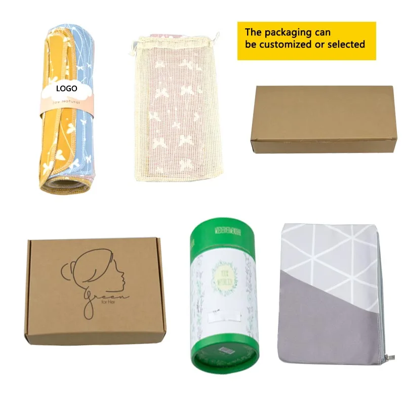 Custom Packaging Logo 100% Cotton Kitchen Towels Are Environmentally ...