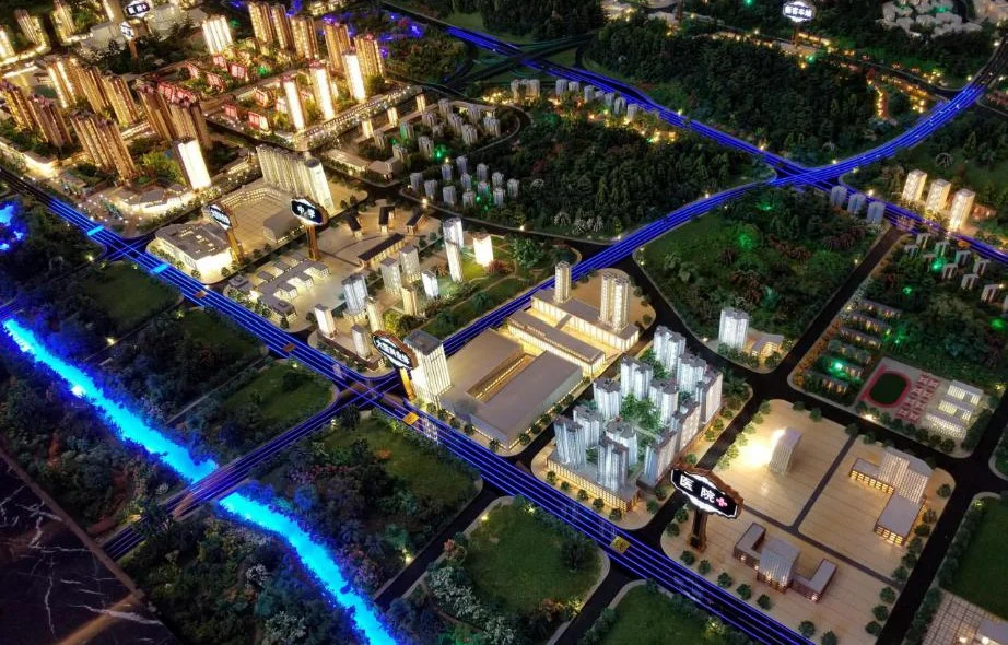 Professional Architectural Scale Building Model Custom Scale Led ...