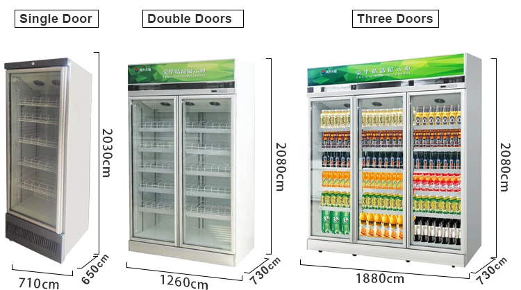 Monster Vertical Beer Beverage Refrigerator Freezer