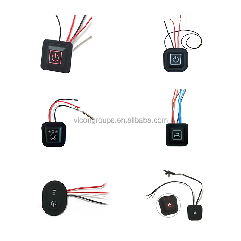 3 Levels Switch Controller with Heating Pad and Vibration