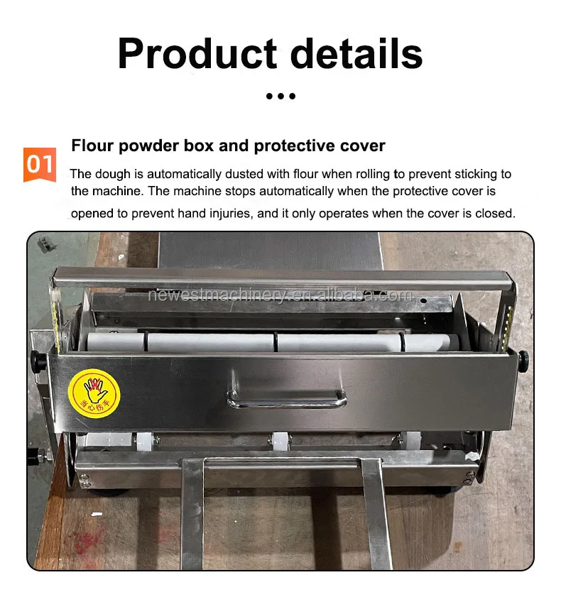 Mini Tabletop Croissant Hand Table Top Small Manual Dough Sheeter ...