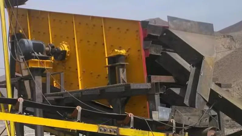 High Efficiency Shaking Sieve Machine Aggregates Limestone Stone ...