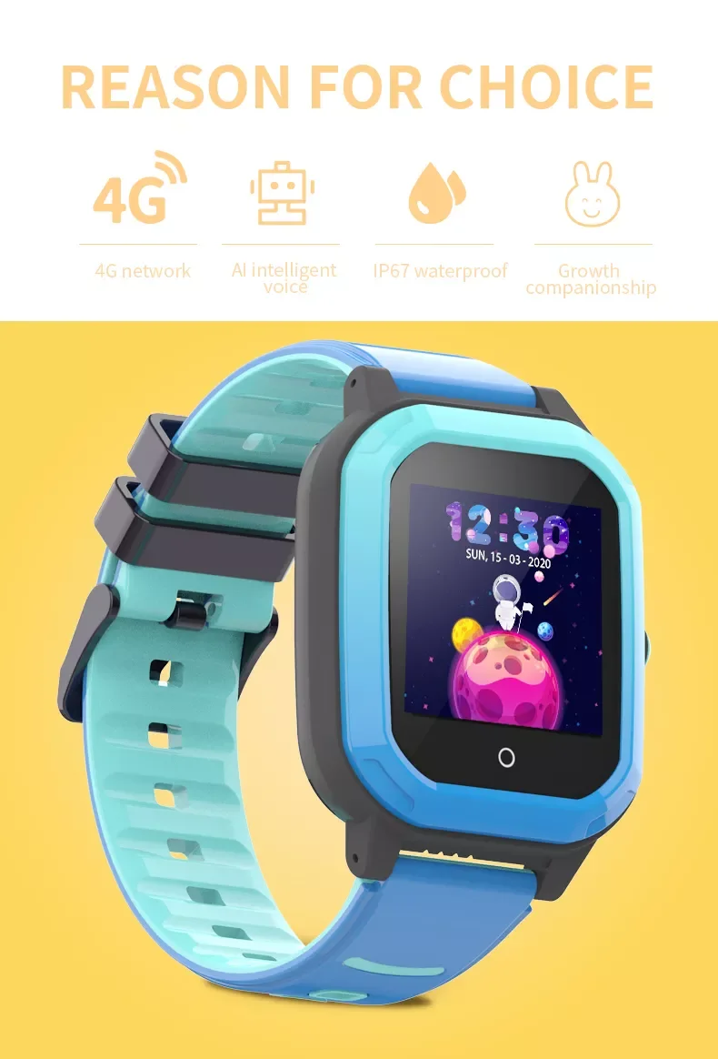 Wonlex KT20 Kids Smart Watch - 4G GPS Tracker & Video Call