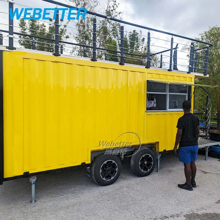 WEBETTER Mobile Snack Bar Truck - Double Decker Food Trailers