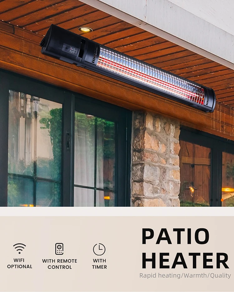 Infrared Heaters Room Halogen 2000w Garden For Commercial Terrace Wall ...