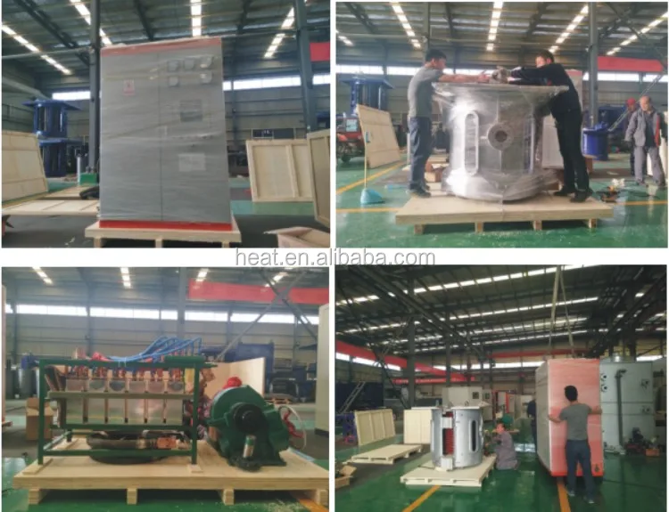 500kg 1000kg 1.5t 2t 3t Copper Scrap Melting Machine Electric Induction ...
