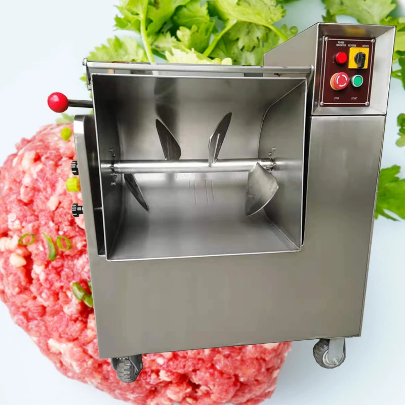 50L Commercial Automatic Meat Mixer Sausage Vegetable Stuffing Blender ...