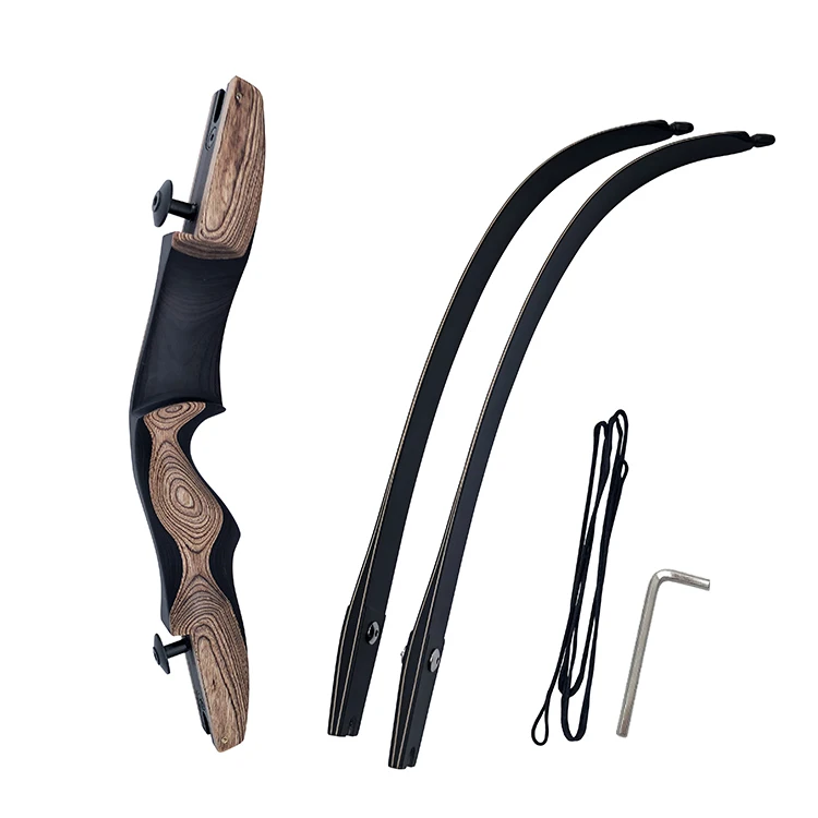 Ergonomic Design Wooden Takedown Recreational Recurve Shooting Bow With ...
