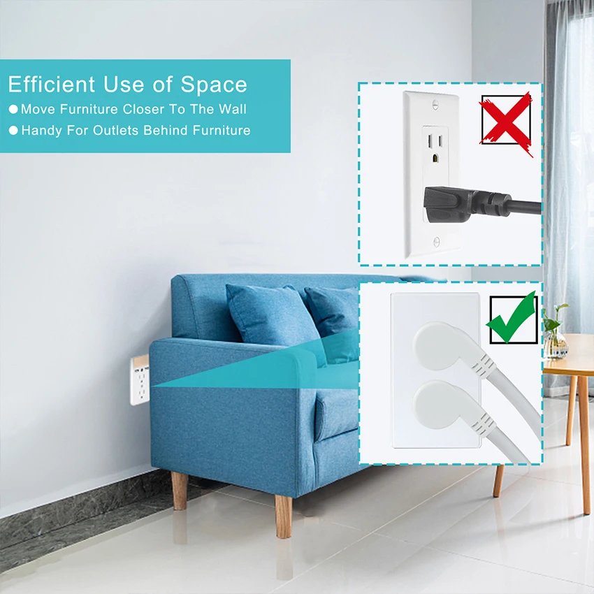 25ft Us 3 Prong Grounded Plug Heavy Duty Outdoor Cable Usa Nema 515p ...