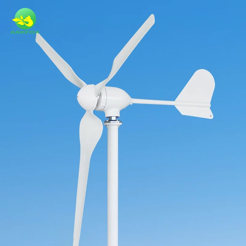 Residential Micro Horizontal Wind Turbine Wind Power Generator 12v 24v ...