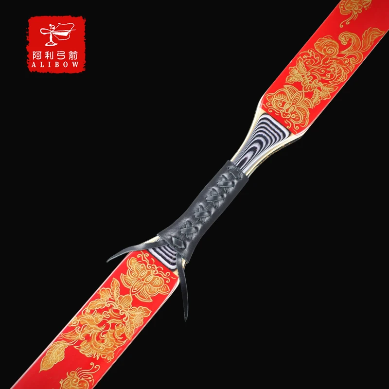Alibow Traditional Recurve Bow - Custom Exquisite Painted Decoration ...