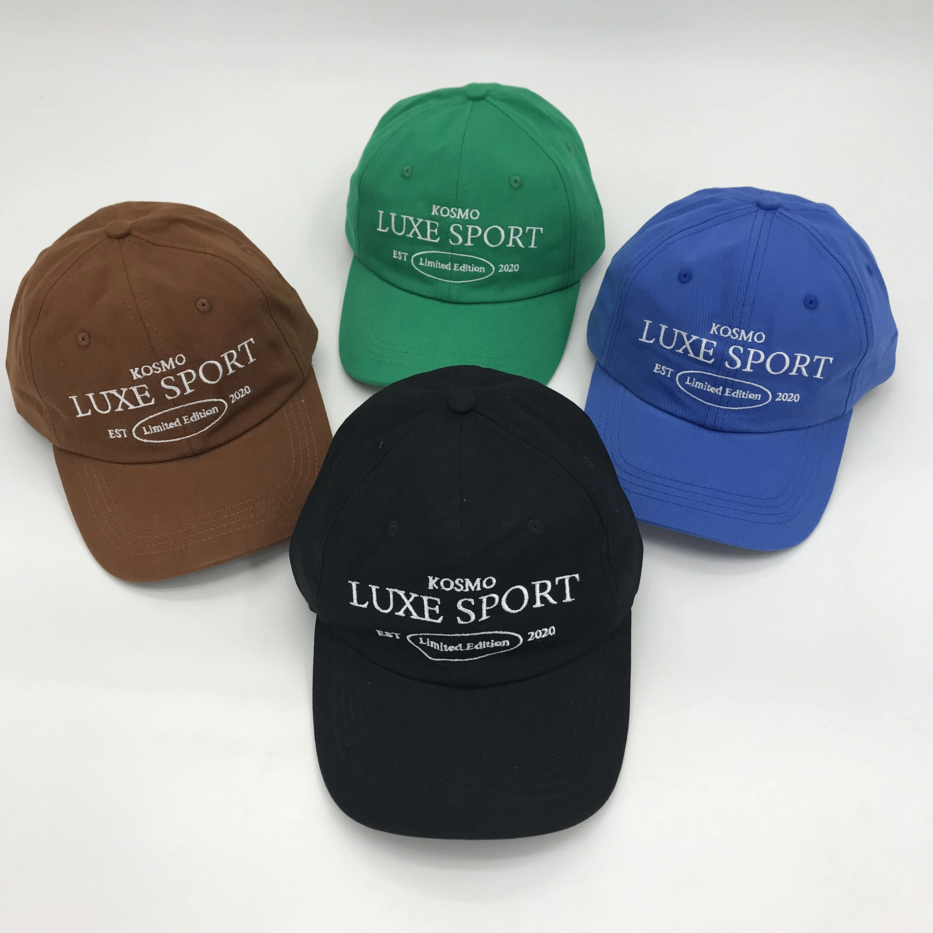 Shop Our 6 Panel Black Blank Cotton Hats with Custom Embroidery