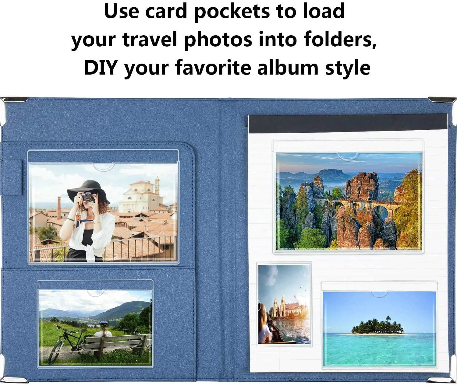 Clear Self-Adhesive Index Card Pockets with Top Open Soft Plastic ...