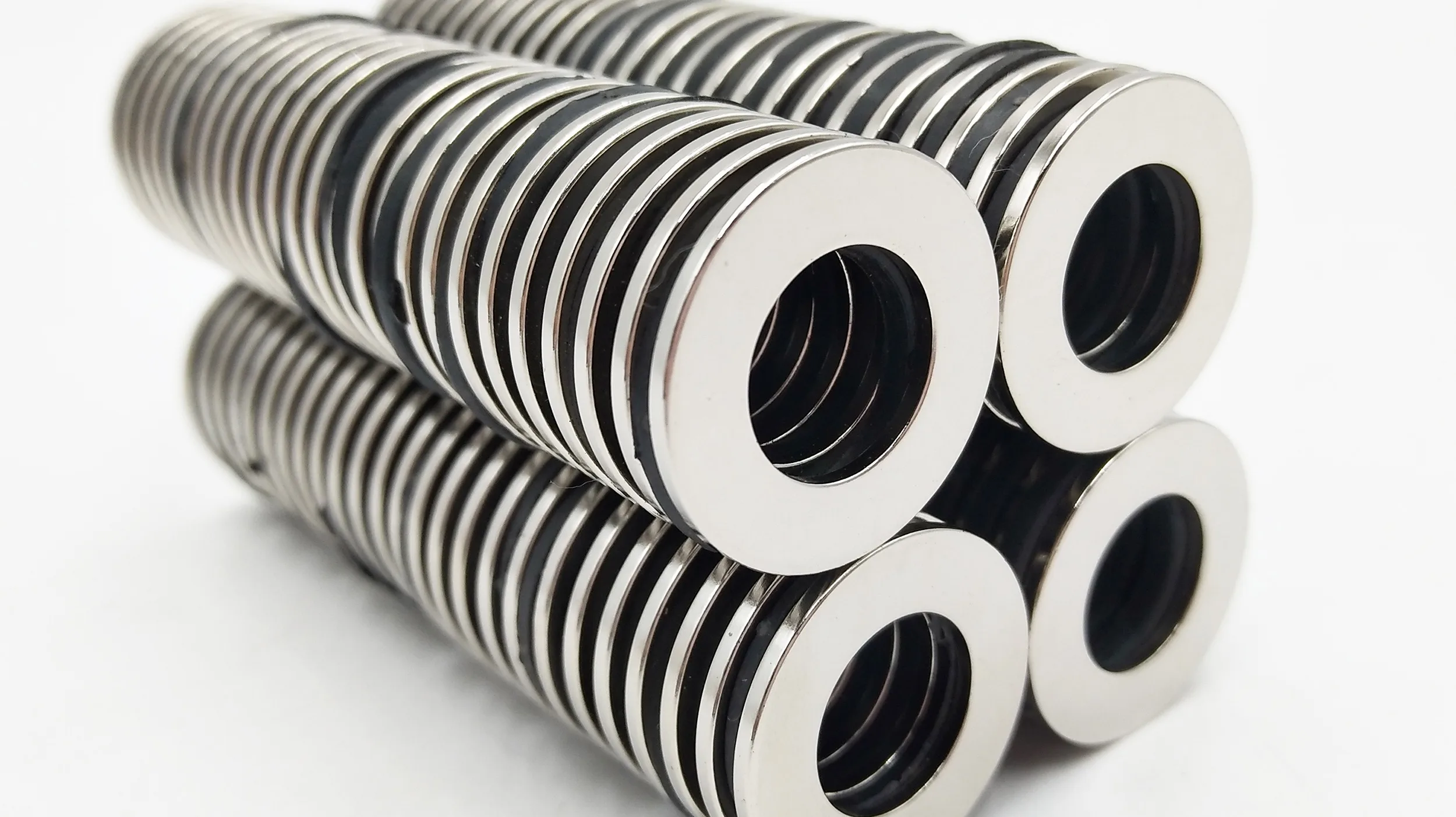 Cheap Price Ring Magnet Black Epoxy Coating Neodymium Magnet Round ...