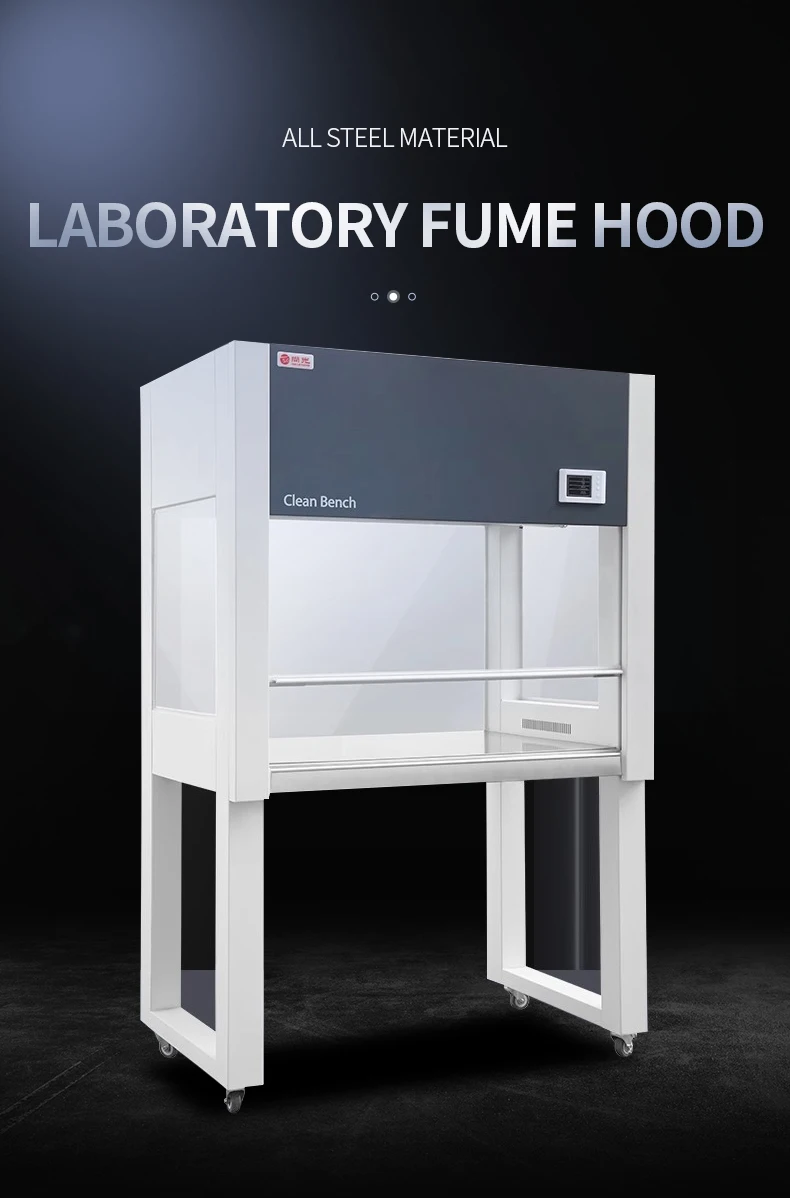 Clean Bench Vertical Laminar Flow Cabinet Class 100 Air Cleaning ...