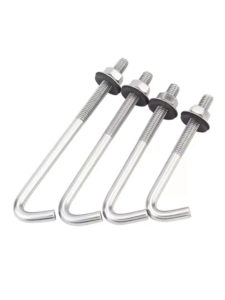 304 Stainless Steel Round Hook Bolt Right Angle Hook Bolt| Alibaba.com