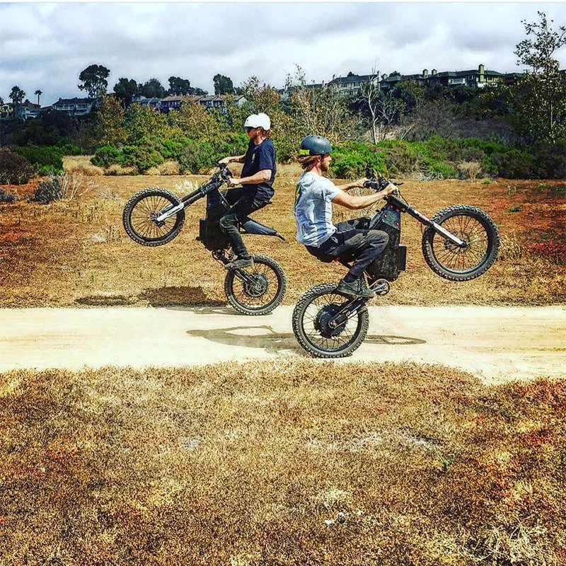 Stealth Bomber 48V 1500w Electric Dirt Bike - 65km/h off Road Motorcycle