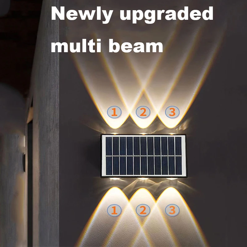 12 Hours Lighting 2 Packs 12 Led Wall Mounted Pathway Lights Outdoor ...