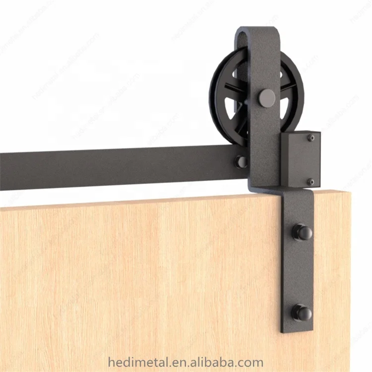 Modern Promotional Sliding Barn Door Hardware With Polished Brass ...