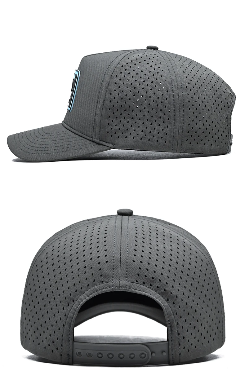 Customizable Laser Cut Hole Melin Waterproof Baseball Cap