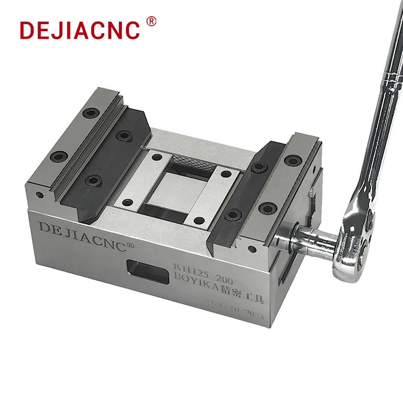 KH125-200 Precision Modular Self Centering Cnc Vise Clamps For Cnc ...