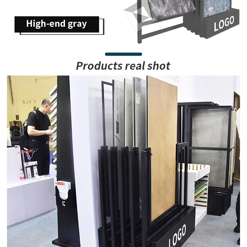 Yidu Wholesale Rotate Stone Rack Quartz Ceramic Tile Sample Custom ...