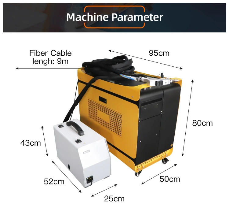 Hot Sale 1000w 1500w 2000w Fiber Laser Welder 3in1 Weld Cleaning ...