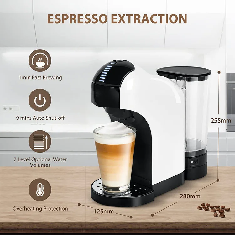 5 in 1 New Stainless Steel Coffee Machines - Fully Automatic