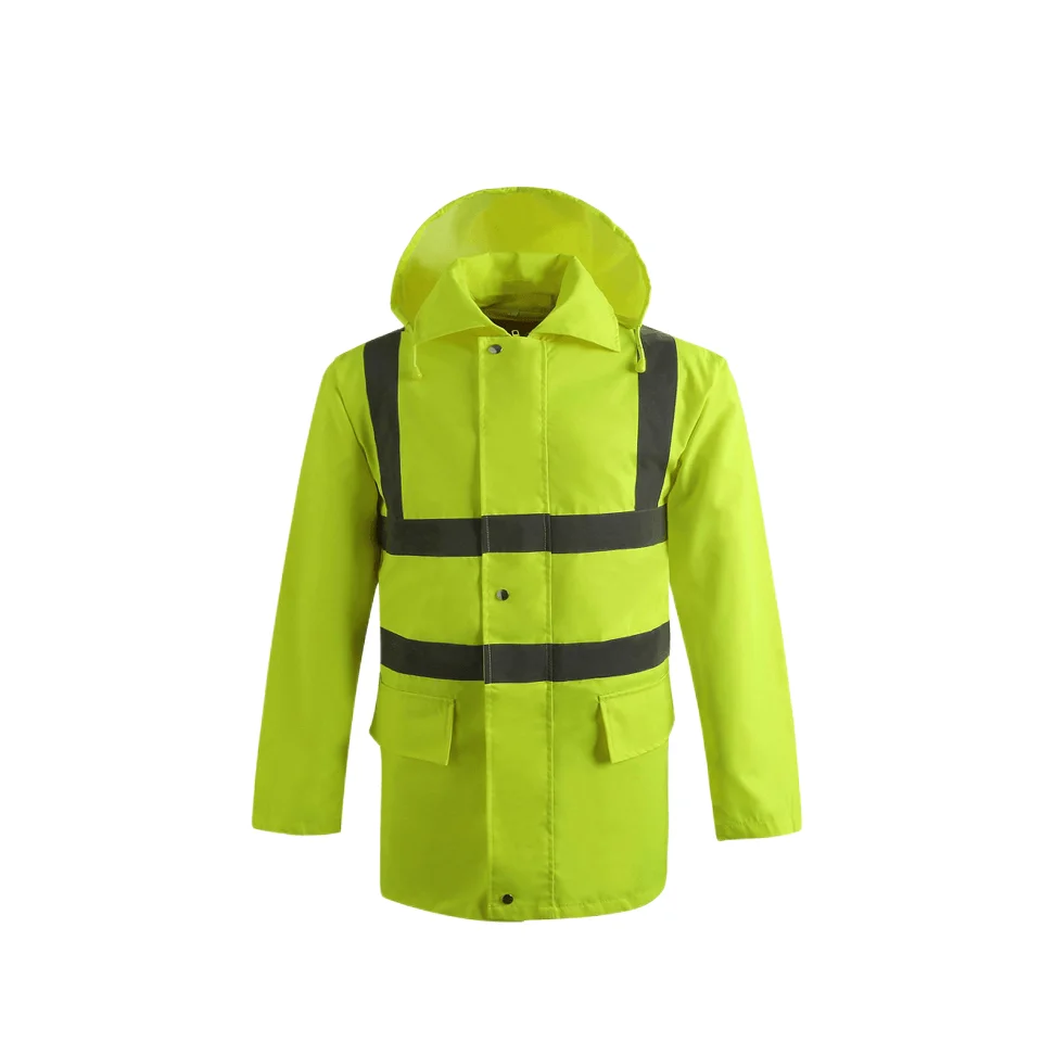 Custom Work Raincoat Workwear Waterproof Safety Clothing Reflective ...