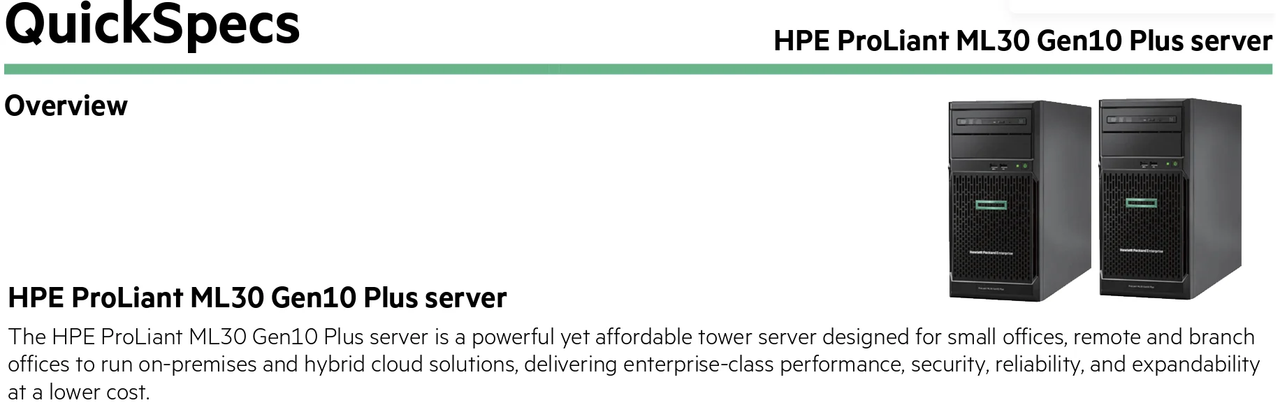 P44718-aa1 Hpe Proliant Ml30 Gen10 Plus E-2314 2.8ghz 4核1p 16gb-u 4lff ...