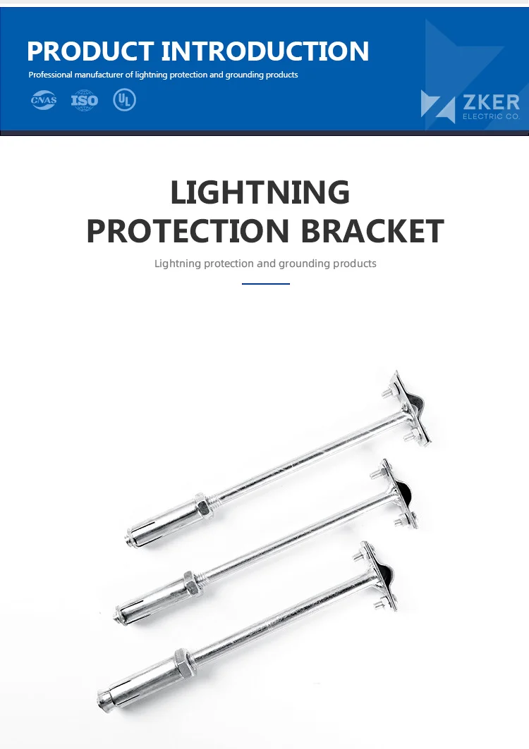 Lightning Protection Bracket Lightning Conductor Holder - Buy Holder ...