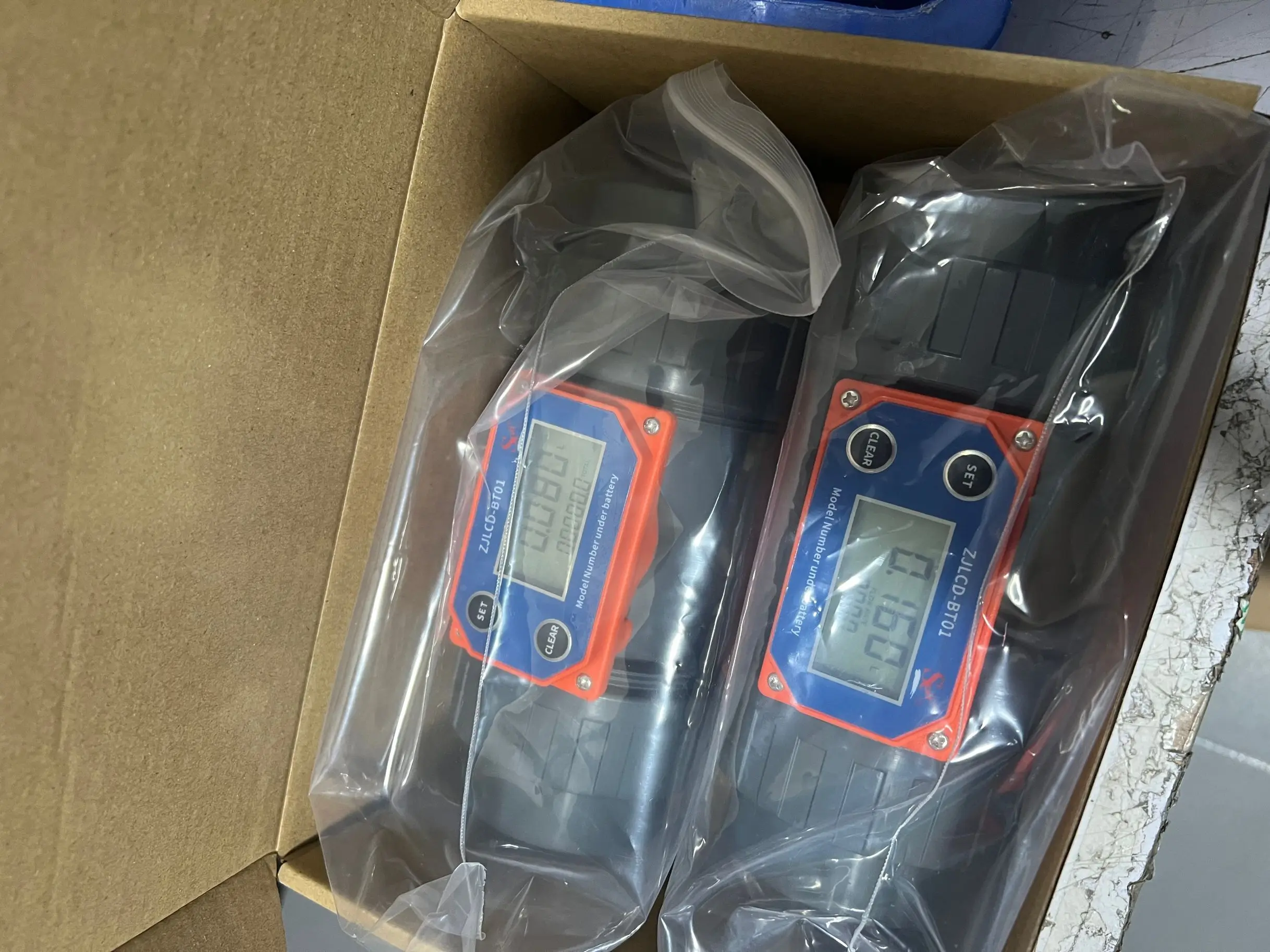 Zjlcd-bt01 Flow Meter Display Lcd Monitor Grey Color Max Measured 3000l ...