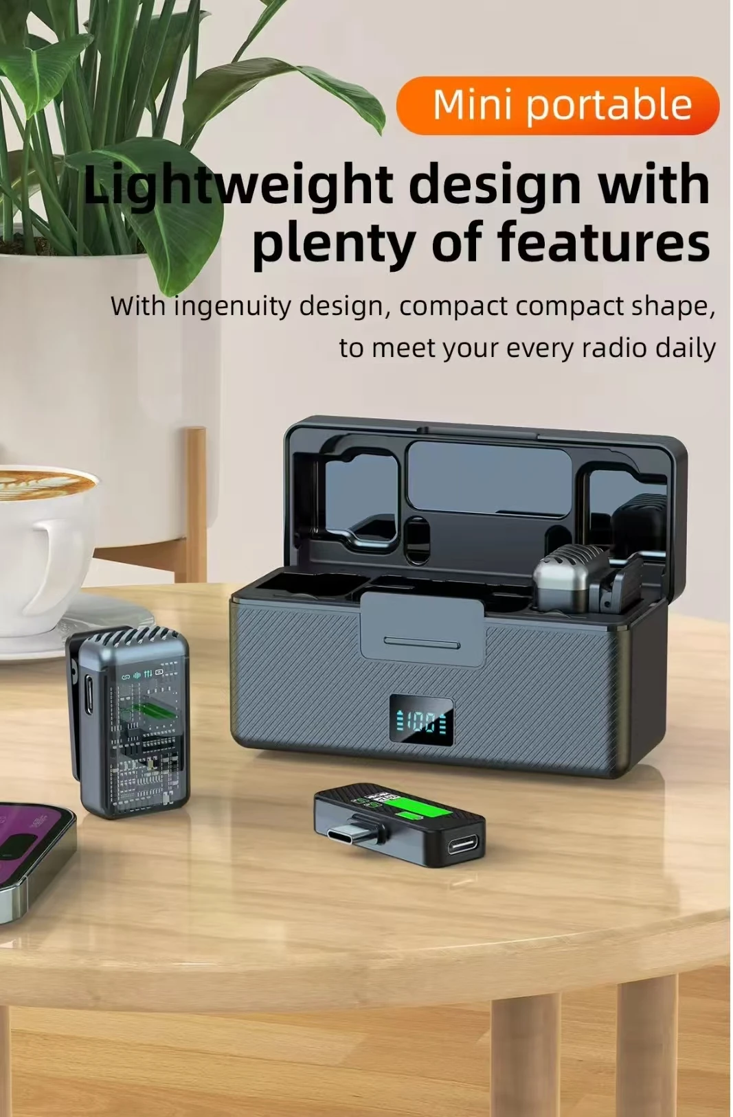 Aurora Sound Professional RTS Mic 2 KS08 Wireless Lavalier Microphone ...