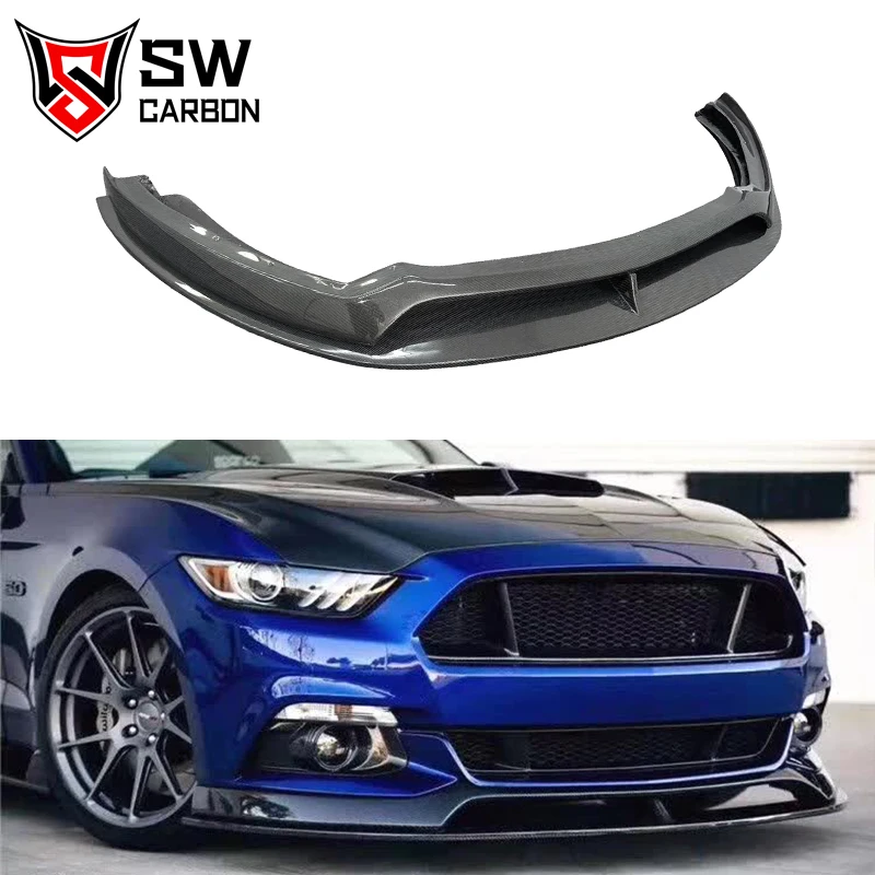 Carbon Fiber AC Style Front Splitter for Ford Mustang 2015-2017