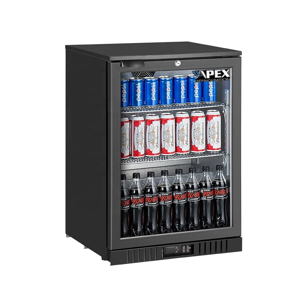 Beer Fridge Commercial Bar Fridge Glass Door Under Counter Display ...
